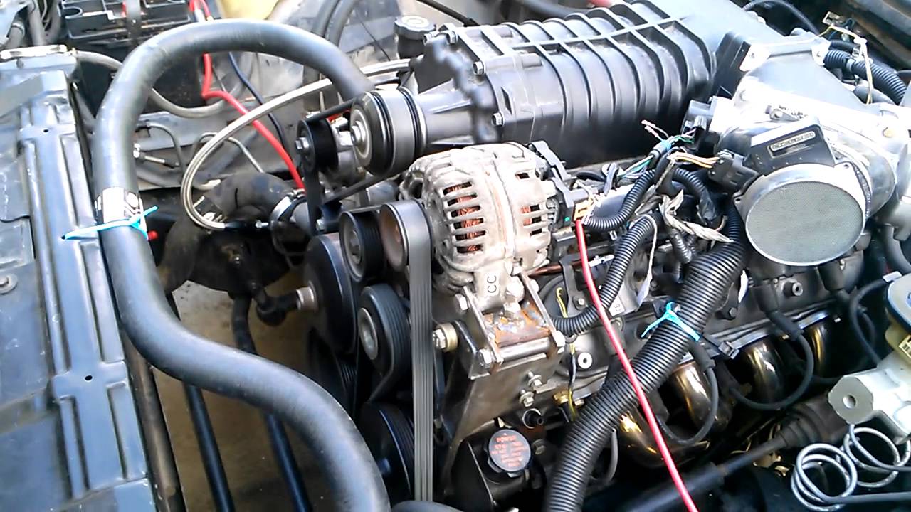 86 2+2 GT500 m122 on a 6.0 - YouTube