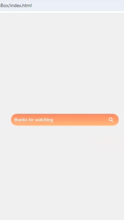 Search Box Animation Using Html And Css Cssanimations Coding Html5 Youtube