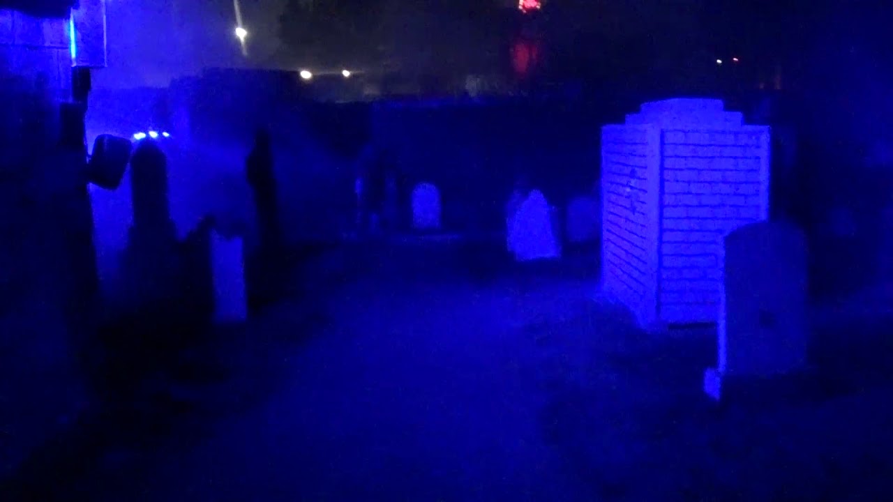 The Haunted Graveyard at Lake Compounce 2017 [Part 1] Catacombs ...