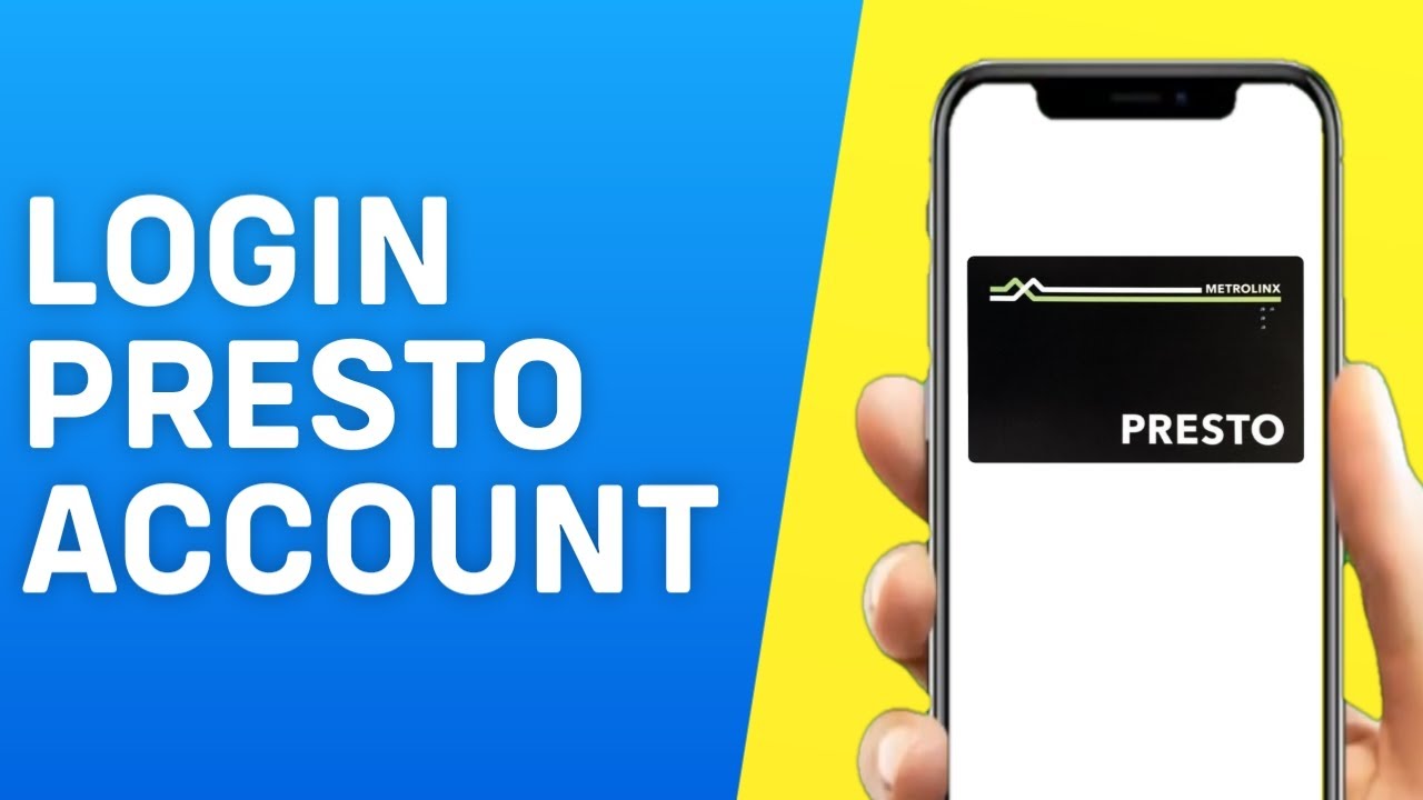 How to Log in Presto Account | Sign in Presto Card - YouTube
