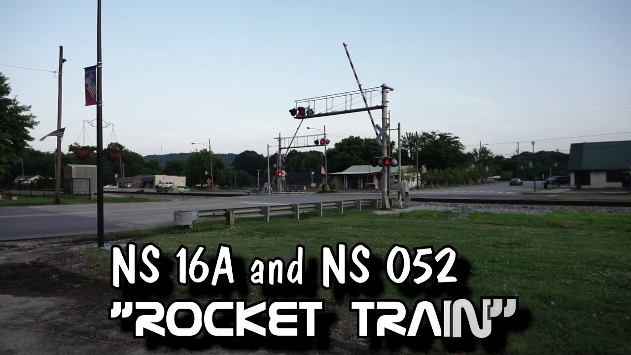 NS 16A and NS 052 Rocket Train - YouTube