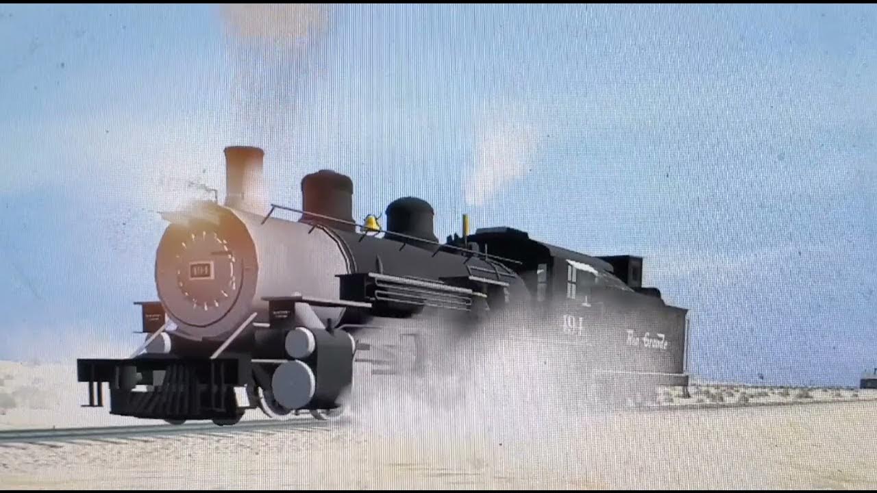 D&RGW K-37 494 in trainz - YouTube