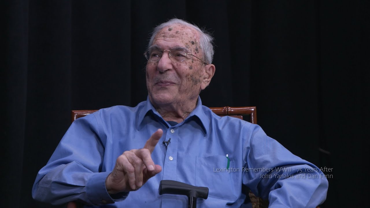 Lexington Remembers WWII 75 Years After -- John Yanakis interviewed by ...