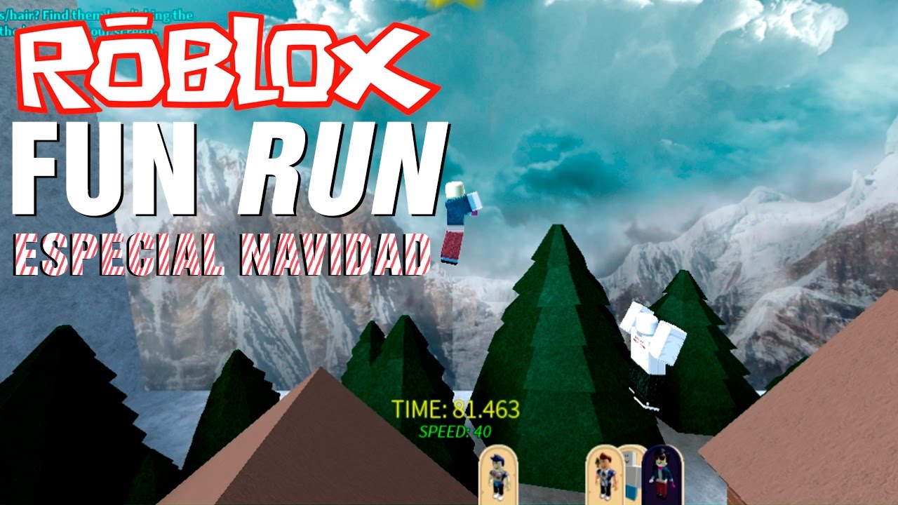Jugando a Roblox | Fun Run (Especial Navidad) - YouTube
