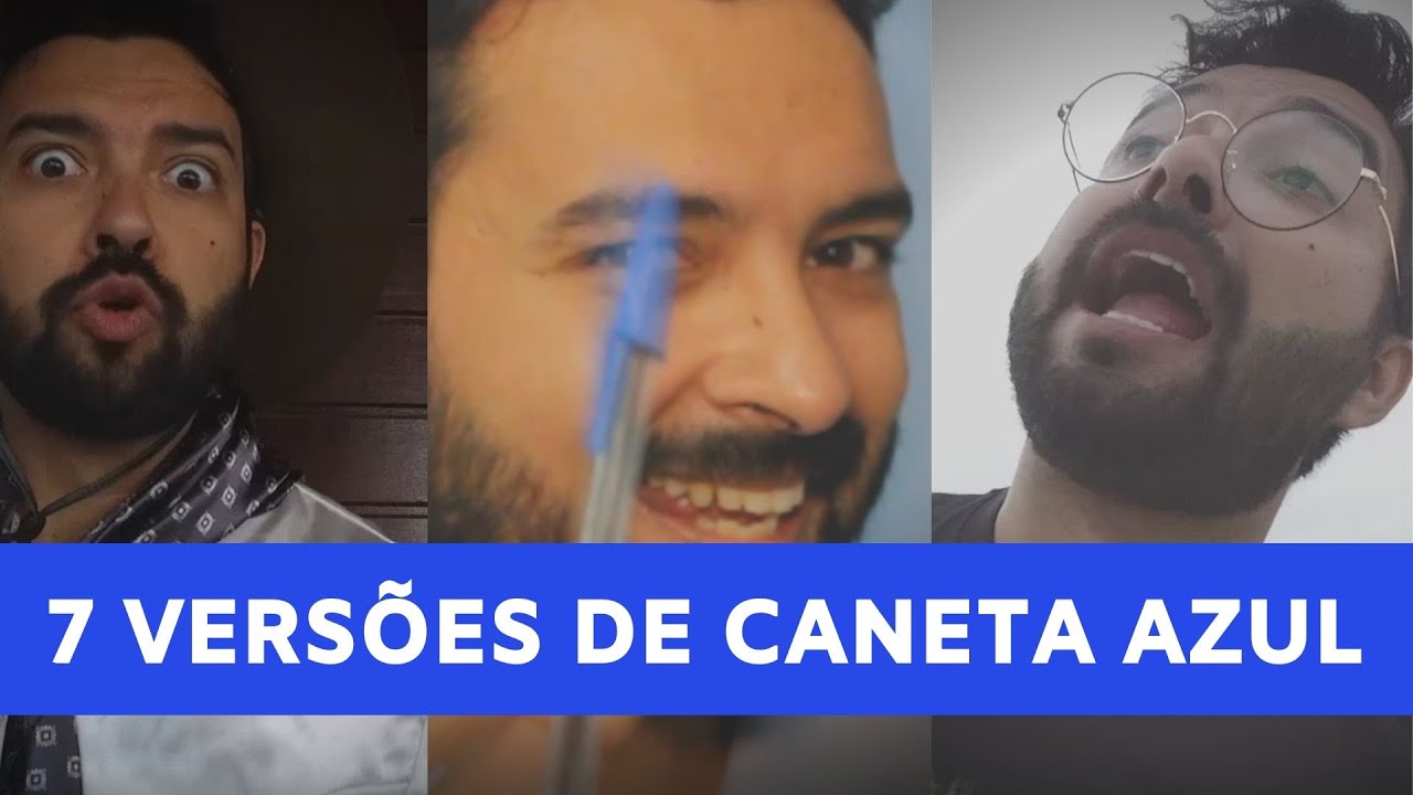 CANETA AZUL EM 7 VERSÕES INACREDITÁVEIS ♪ - YouTube
