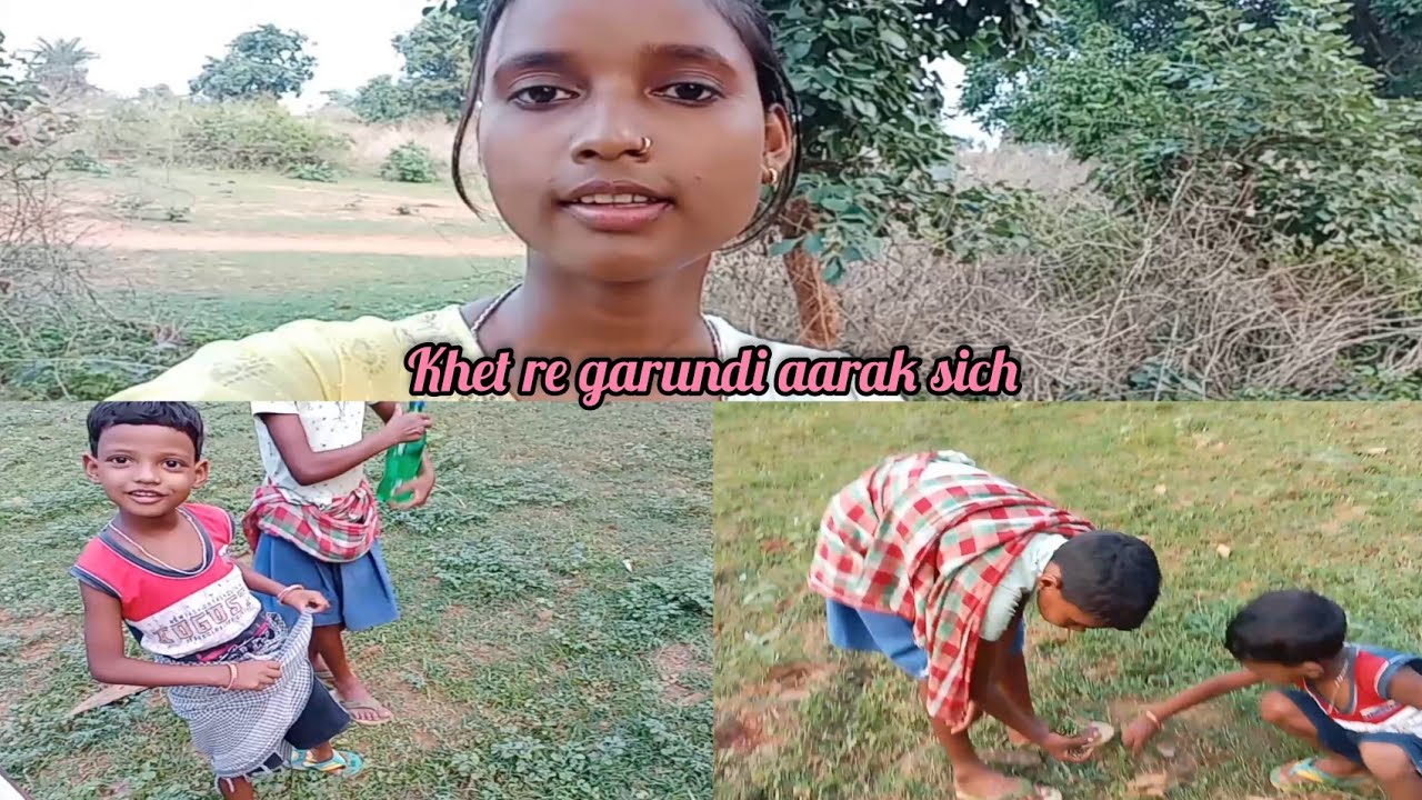 khet re garundi aarak sich 😊||New santali vlog||Soni197 vlog - YouTube