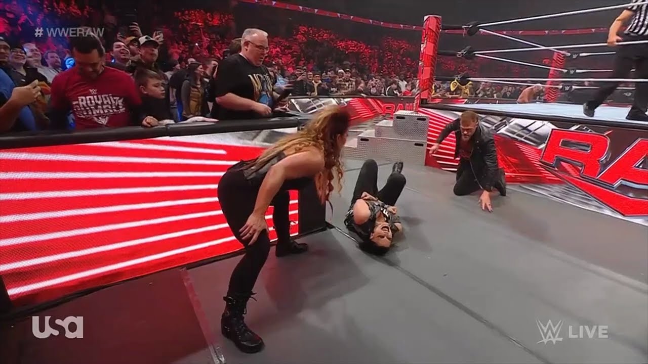 Beth Phoenix Spears Rhea Ripley on Raw (Jan. 30, 2023) - YouTube