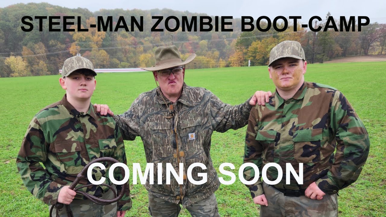 STEEL-MAN ZOMBIE BOOT-CAMP Trial #1 - YouTube