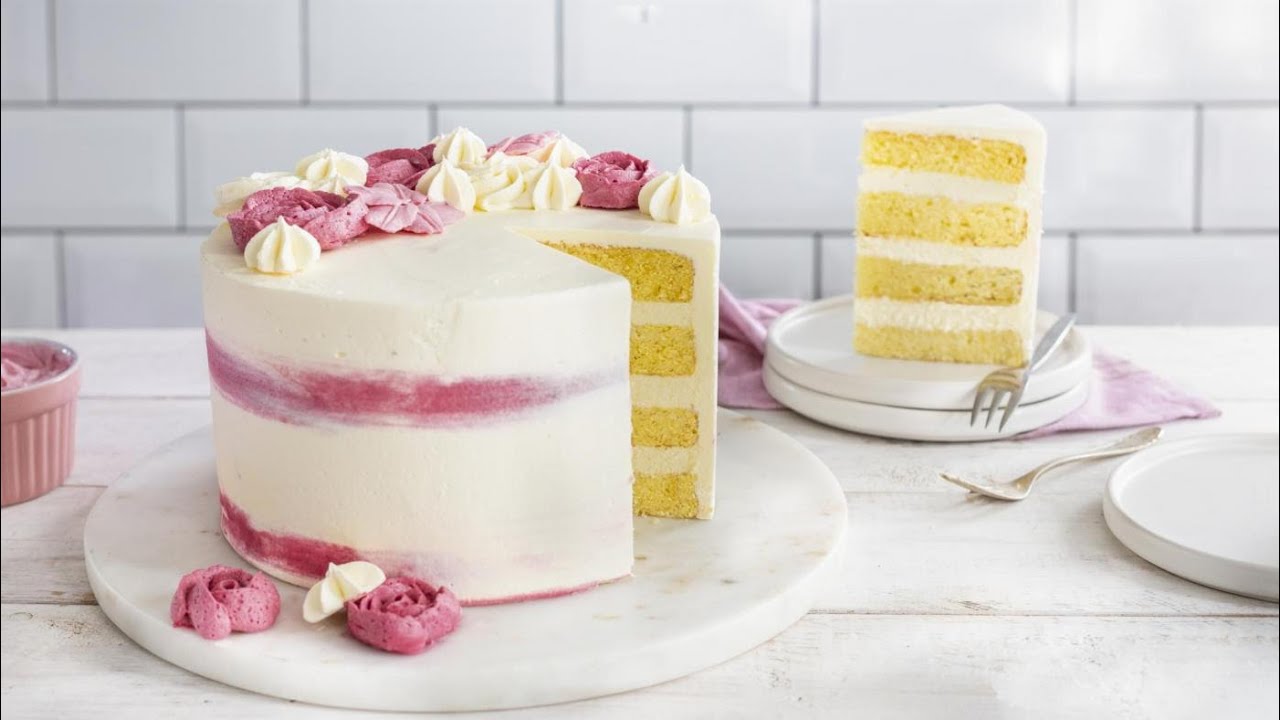 Buttercream Flora Cakes - YouTube