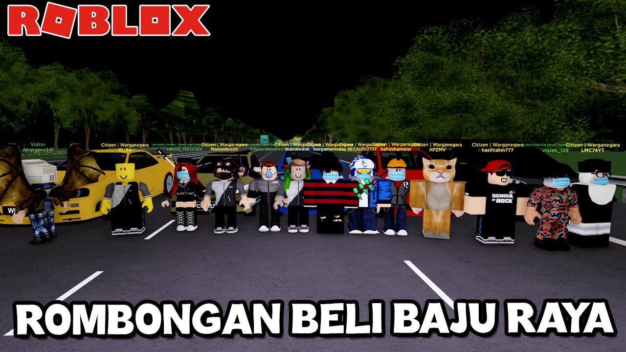 Rombongan Beli Baju Raya Dekat KL! (Roblox Malaysia) - YouTube