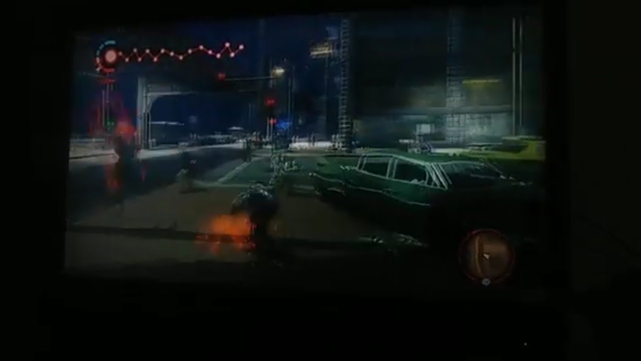 Infamous Cole Red Lightning Backflip Attack on Female Civilian Ryona ...