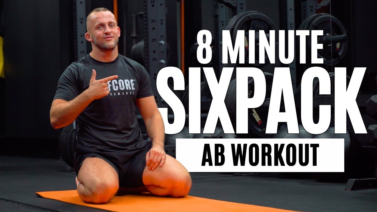 INTENSE 8 MIN SIXPACK AB WORKOUT (With Instructions!) - YouTube
