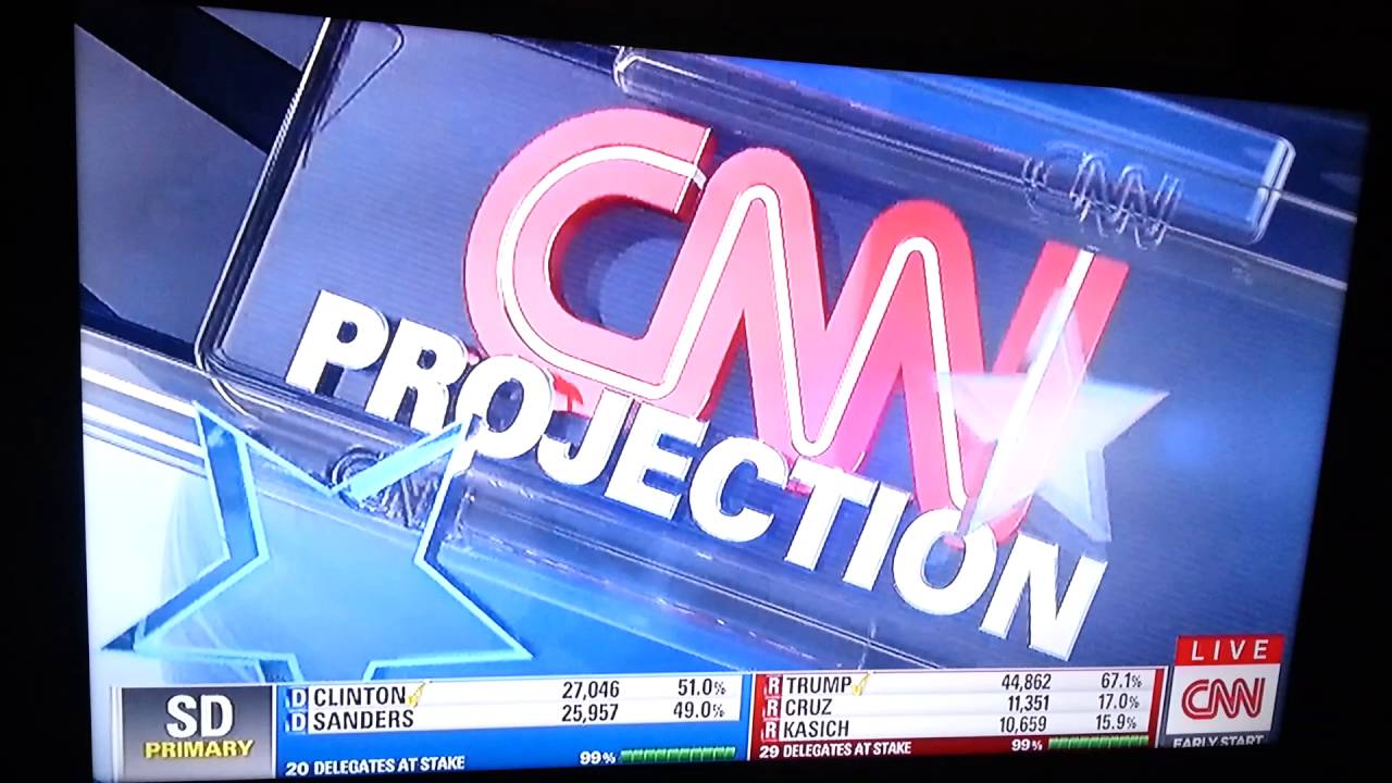 CNN calls the CA primary race for Hillary Clinton! - YouTube