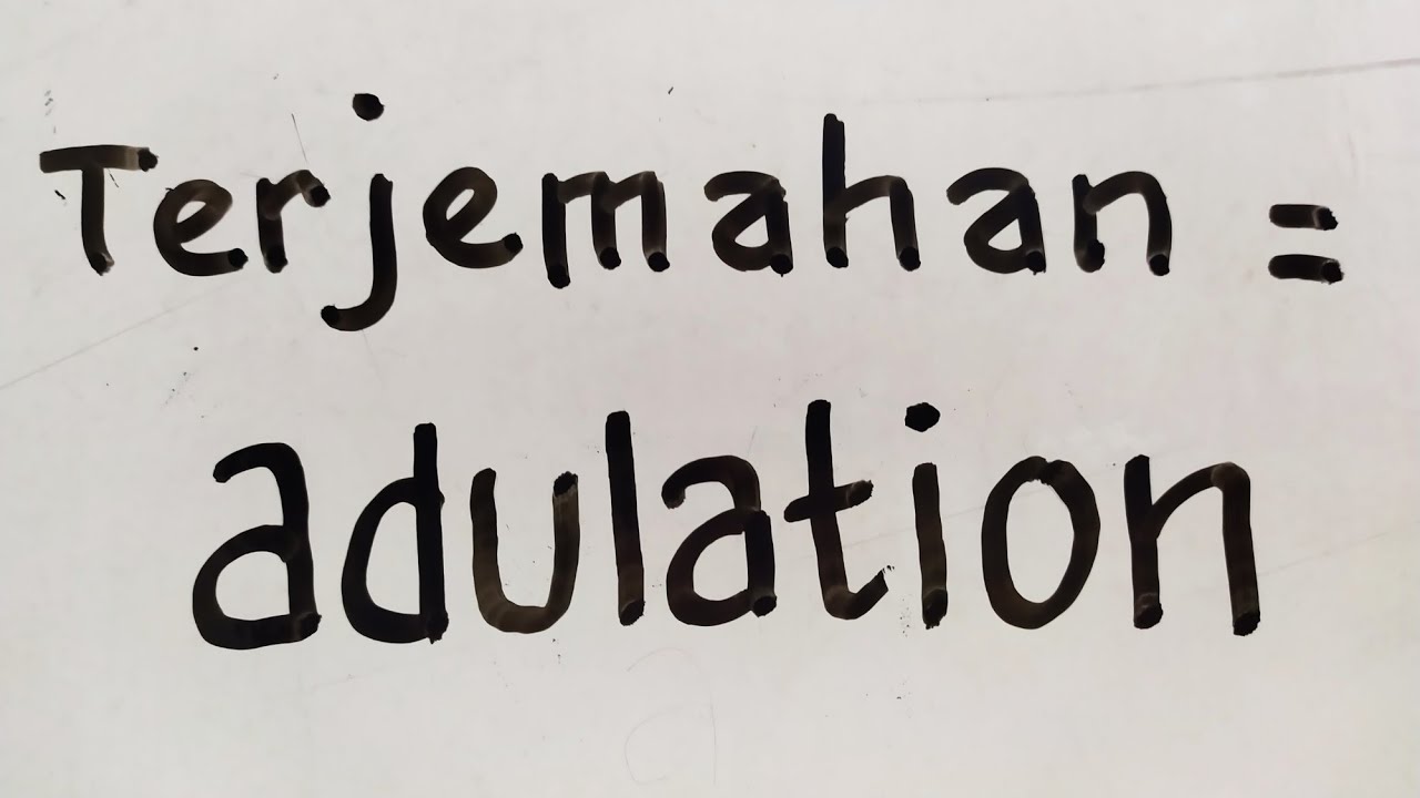 Translate adulation - YouTube