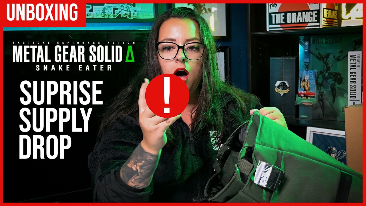 Unboxing The Surprise Metal Gear Solid Delta Snake Eater Supply Crate from Konami! - YouTube