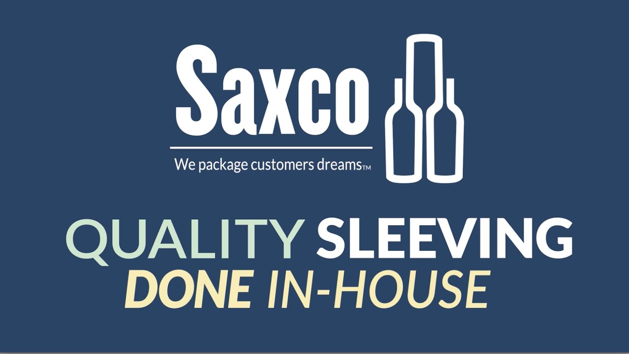 Saxco Shrink Sleeve Cans - YouTube