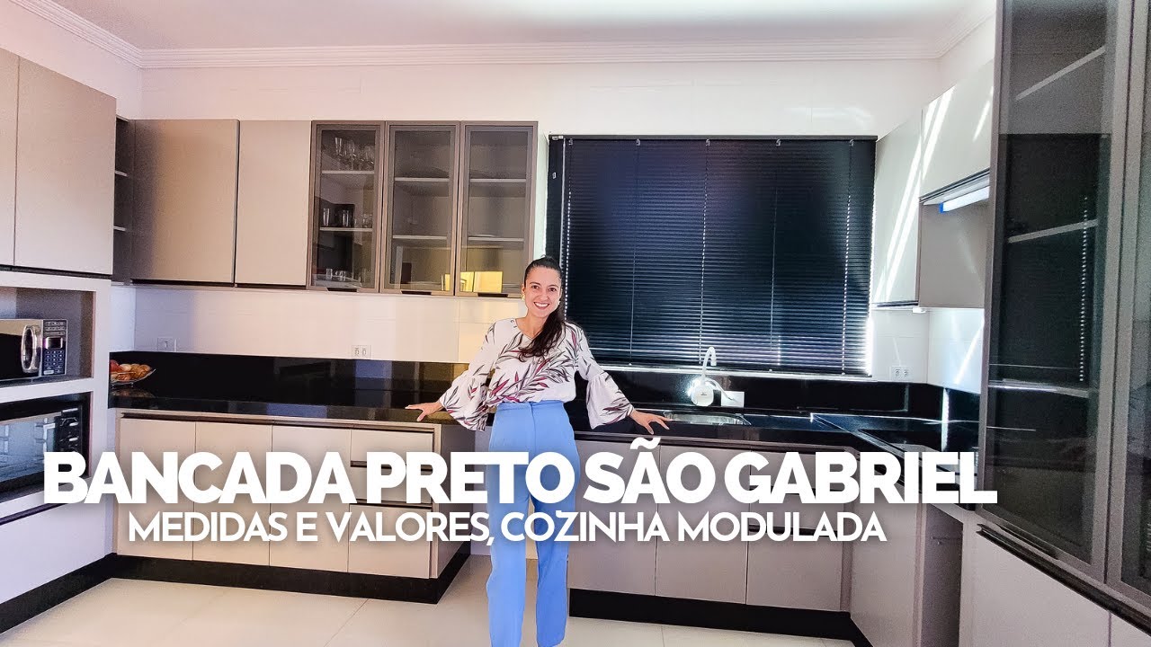 QUANTO CUSTOU MINHA BANCADA DE GRANITO PRETO SÃO GABRIEL, cozinha ...