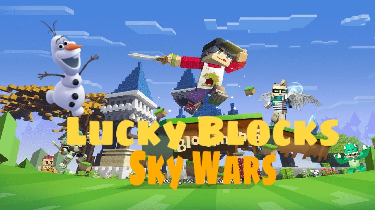 Blockman go Lucky Block Skywars ep.1 - YouTube