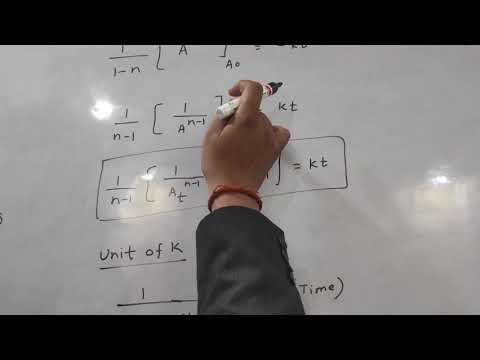 Chemical kinetics -4 ( nth order reaction in detail) - YouTube