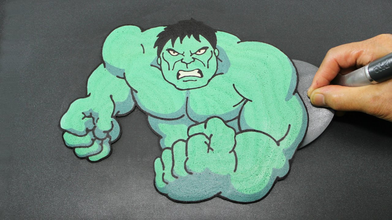 HULK Marvel Superhero PANCAKE - YouTube