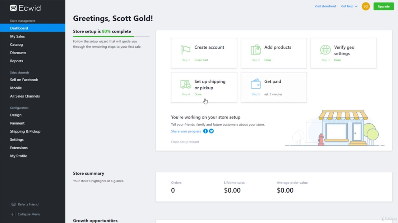 18. ECWID Where to find your store ID - YouTube