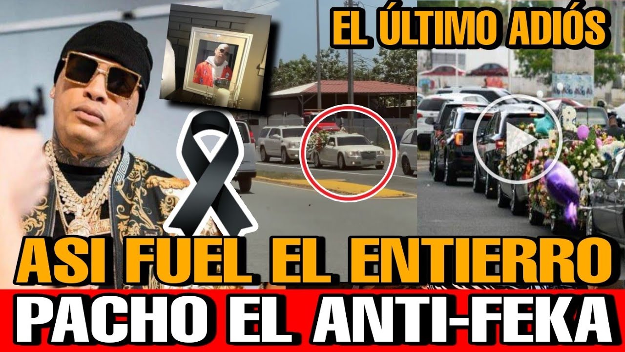 Asi fue el ENTIERRO de Pacho El Antifeka hoy en el cementerio Porta ...
