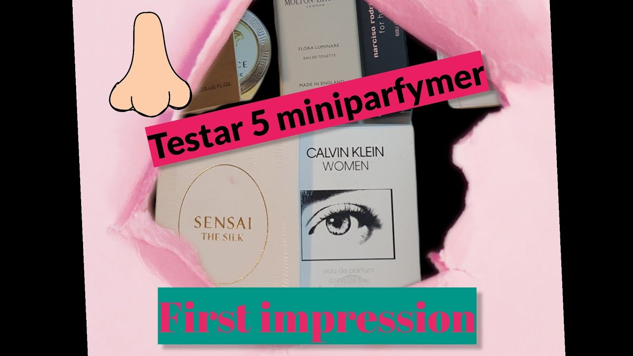 5 Mini-parfymer| First impression #over50 - YouTube