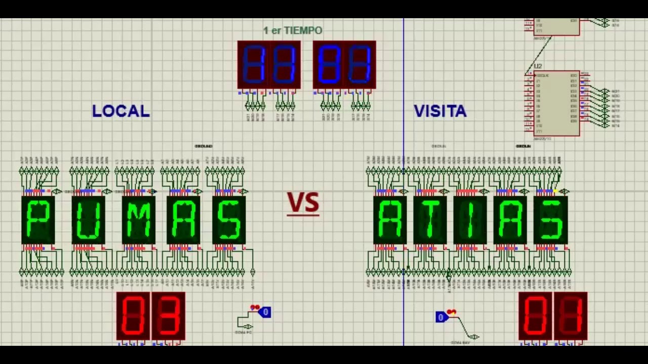WINCUPL EN INTERFACE CON PROTEUS PARA DESPLEGAR EL NOMBRE DE DOS ...