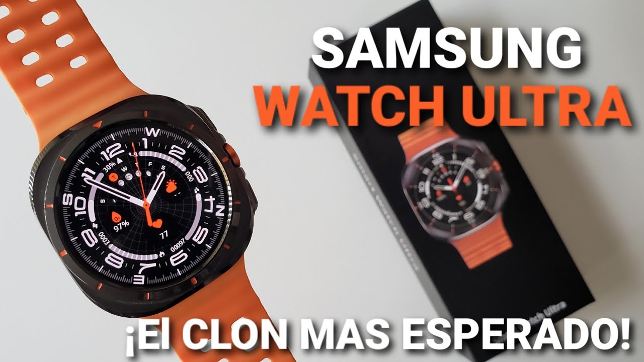La MEJOR y MAS BARATA REPLICA del SAMSUNG GALAXY WATCH ULTRA | CLON ...