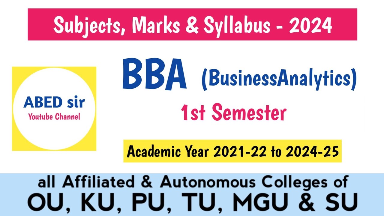 BBA Business Analytics Syllabus 2024 1st Year I Semester Subjects bba-business-analytics-syllabus-2024-1st-year-i-semester-subjects