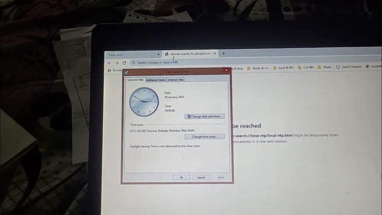 Set current date/time on windows - YouTube
