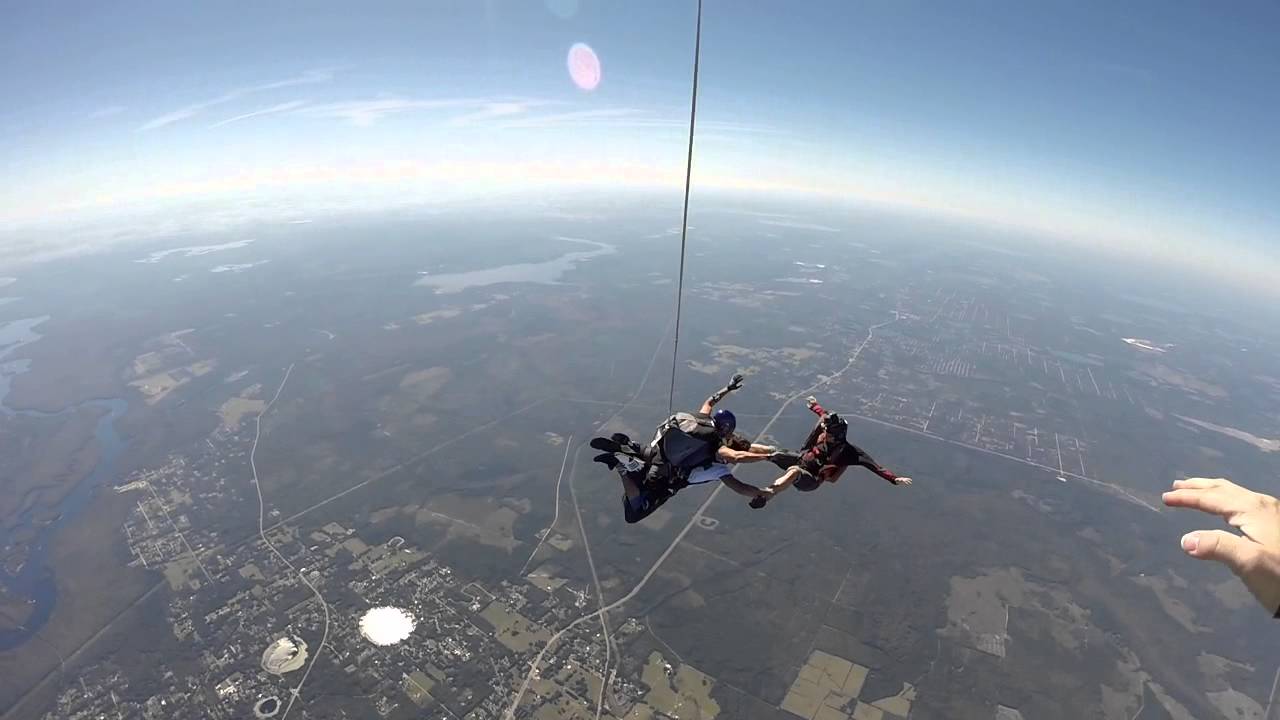 Unbelievably fun tandem video with amazing video flyer - YouTube