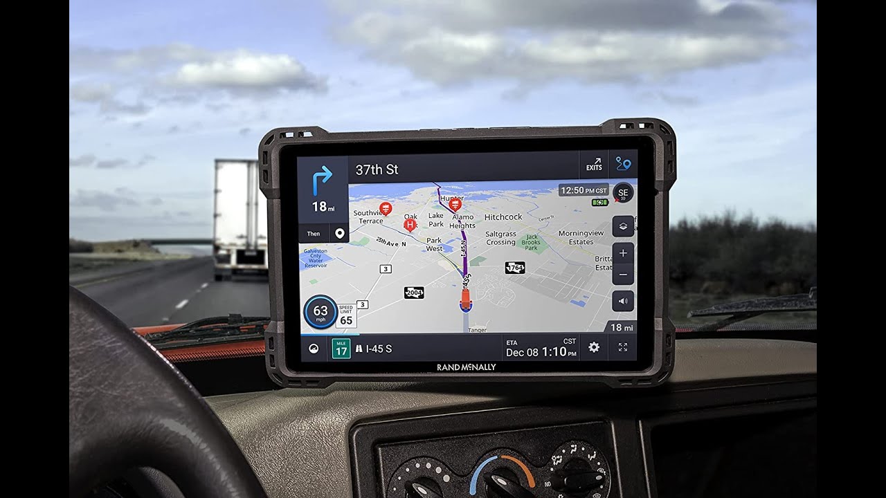 Amazon com Rand McNally TND 1050 10 inch GPS Truck Navigator, Easy to ...