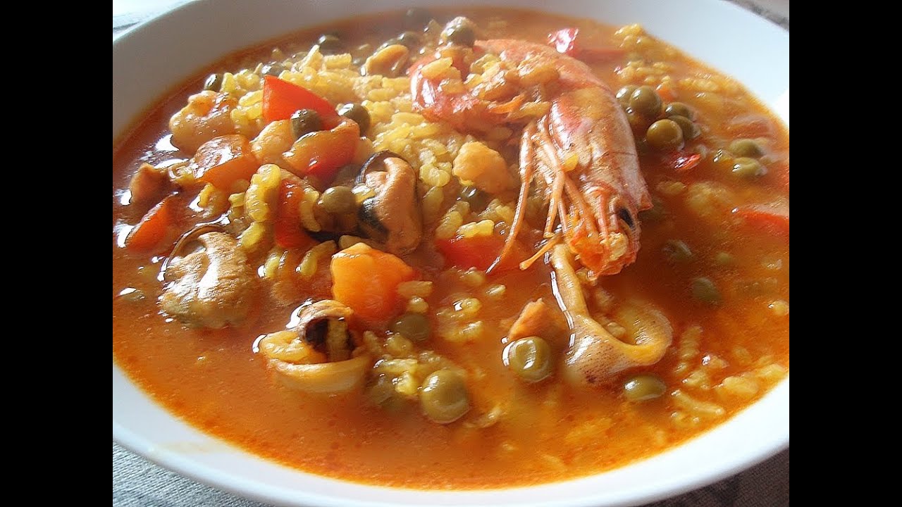 Arroz caldoso para dos, a lo "loco" - YouTube