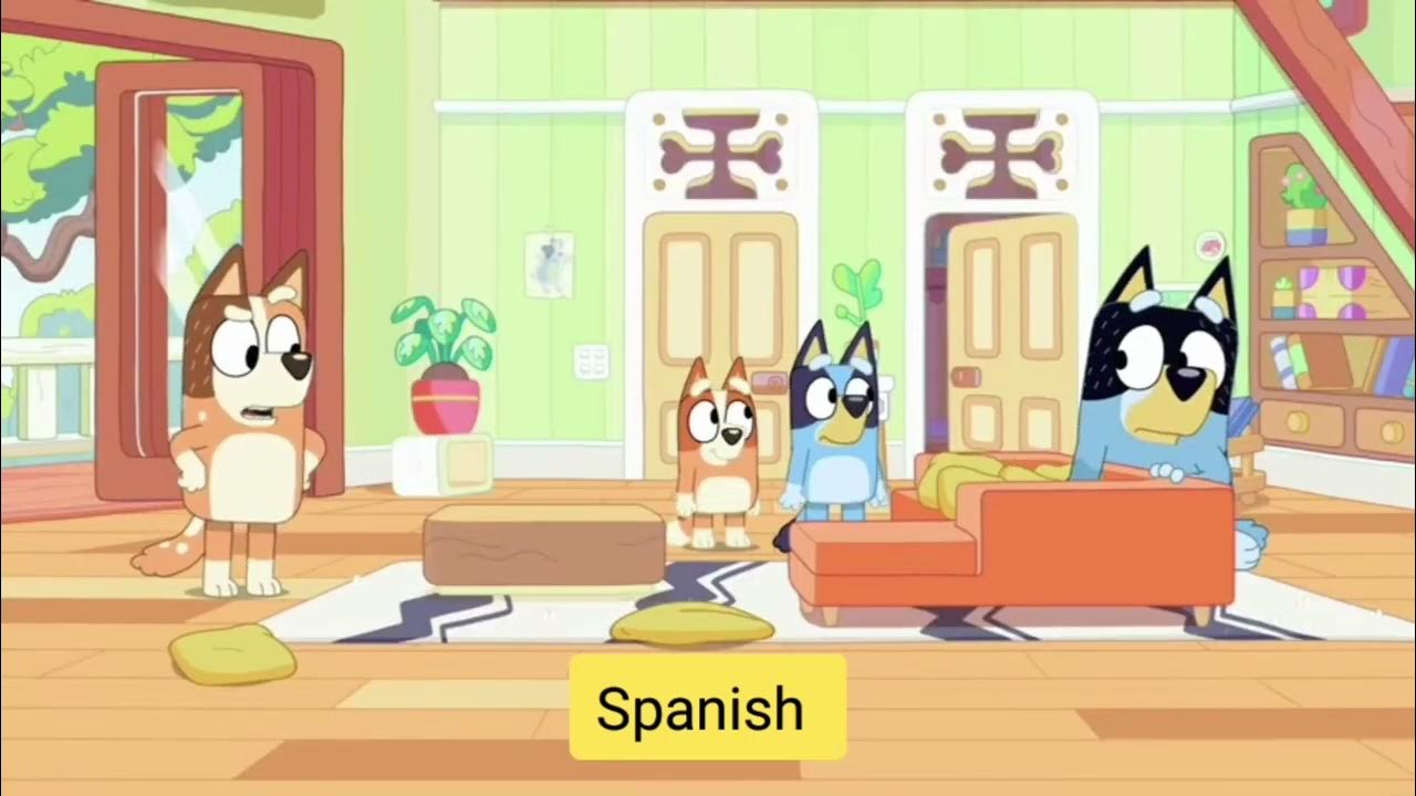 Bluey - Shaun's back (English, Spanish and Hebrew) #bluey - YouTube