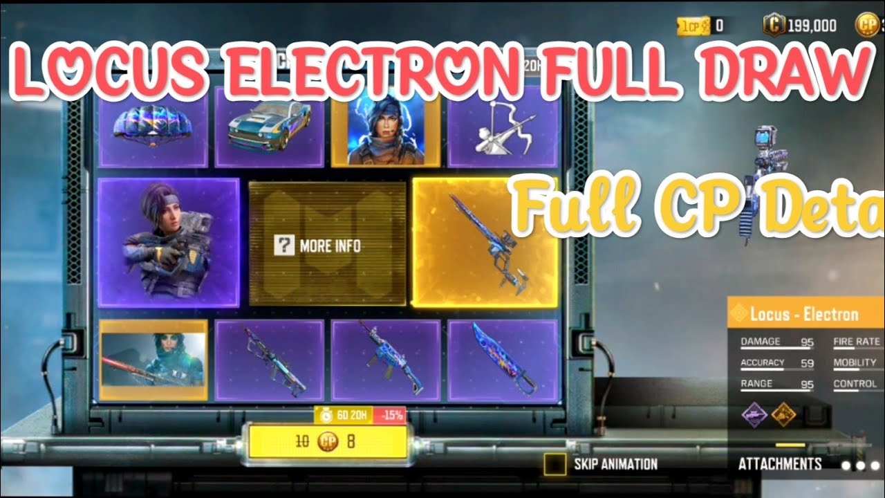 Dusk OWL. LOCUS ELECTRON full Draw in CODM Global. Full CP information ...