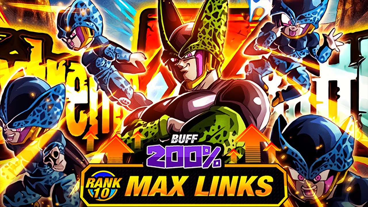POWERFUL!! LEVEL 10 LINKS 100% RAINBOW STAR EZA LR PHY CELL & CELL ...