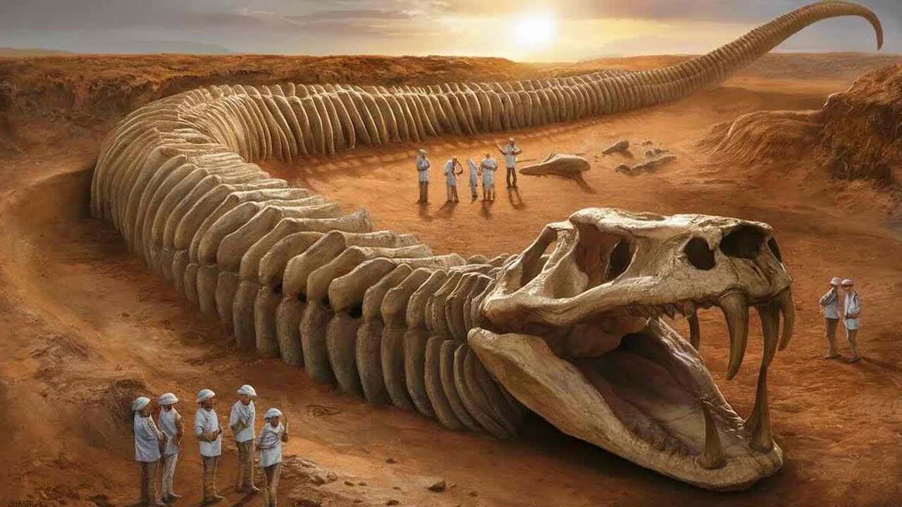 समुद्र मंथन वाला वासुकी सांप भारत में मिला!| Vasuki Indicus: 50ft Snake ...