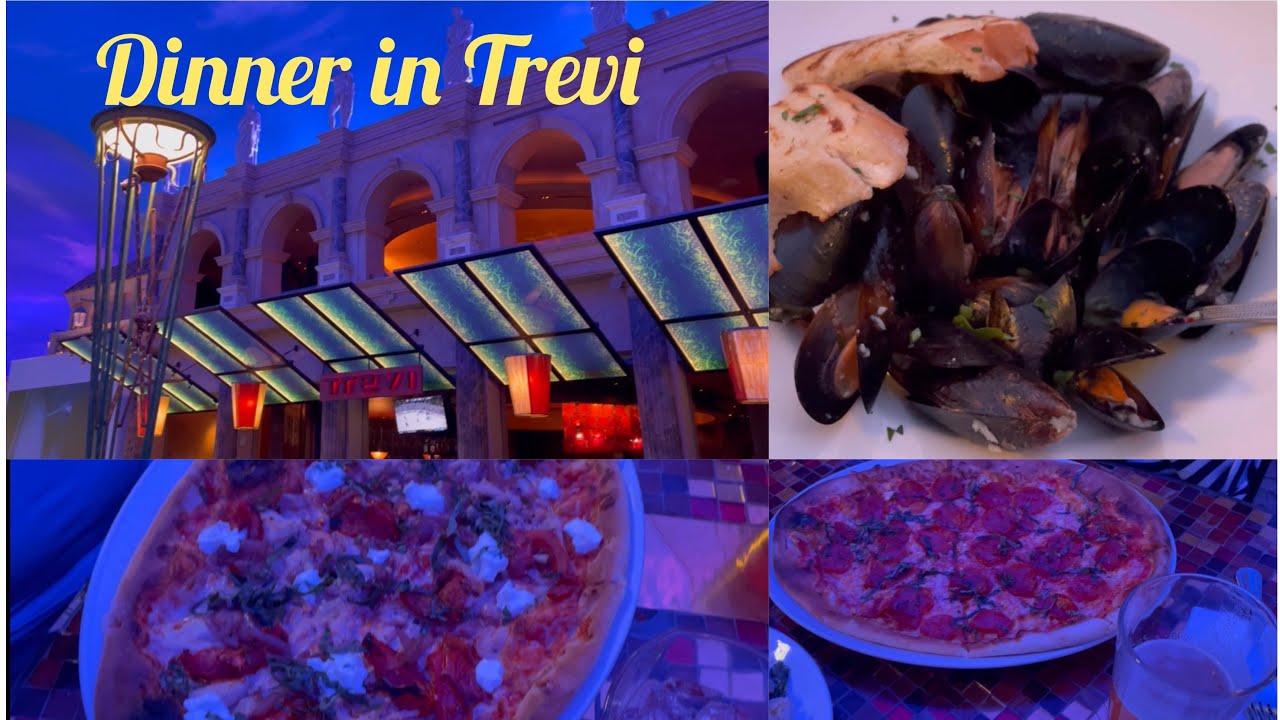 LAS VEGAS. DINNER IN ITALIAN RESTAURANT “TREVI” - YouTube