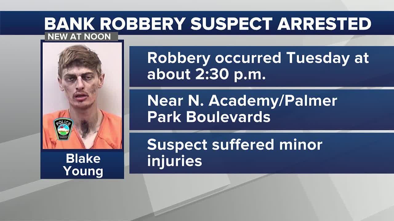 WATCH: Colorado Springs bank robbery suspect arrested Tuesday - YouTube