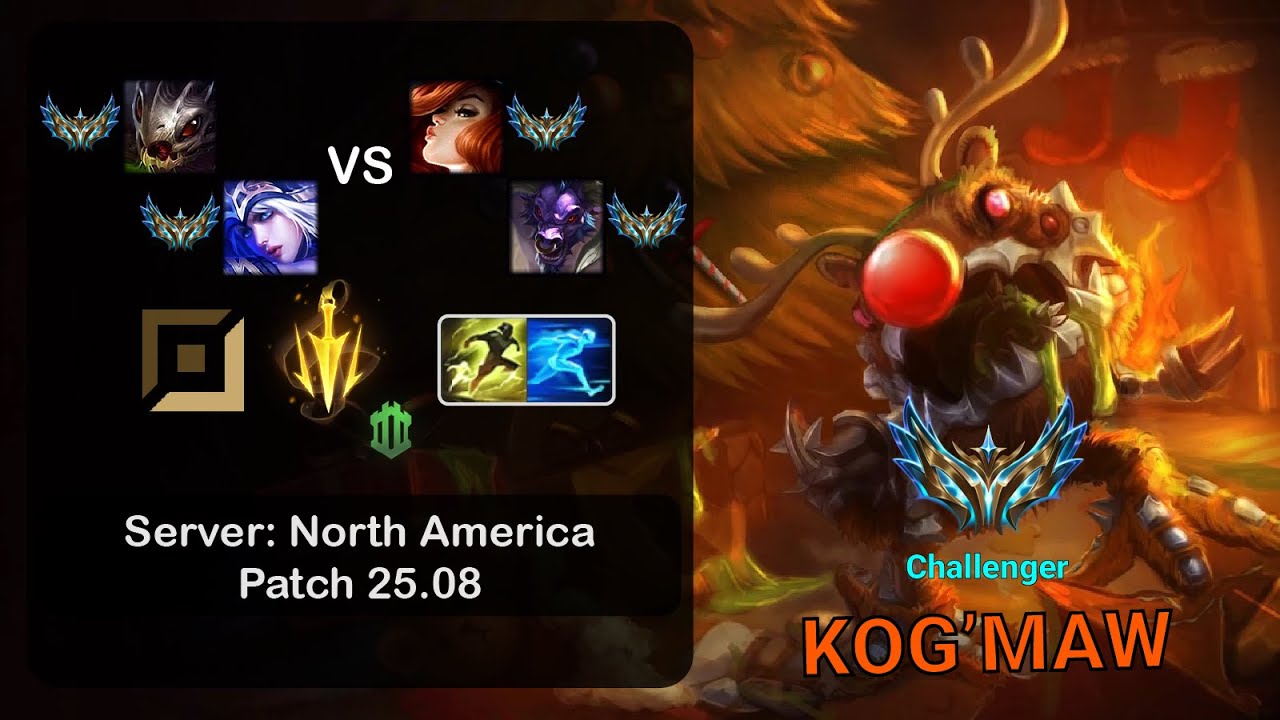 Kog'Maw ADC + Ashe vs Miss Fortune + Alistar - NA Challenger - Patch 25 ...