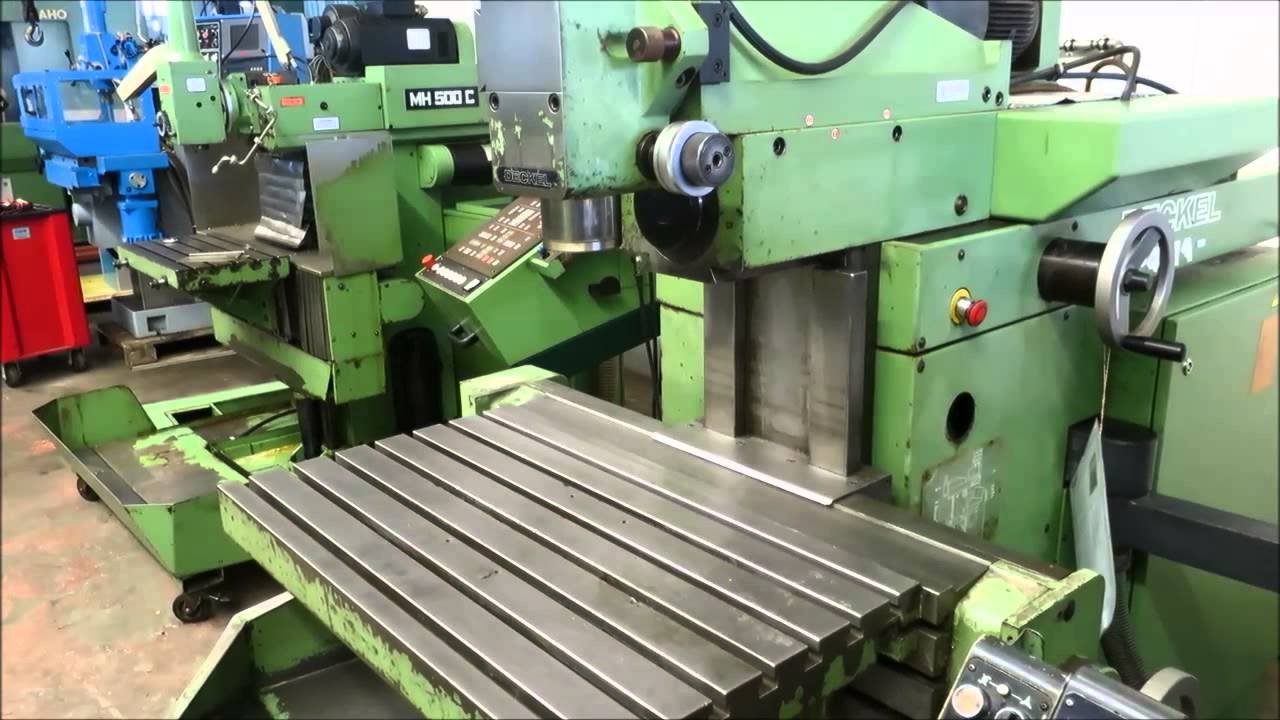 DECKEL DECKEL FP 4 MA CNC Milling Machine - YouTube