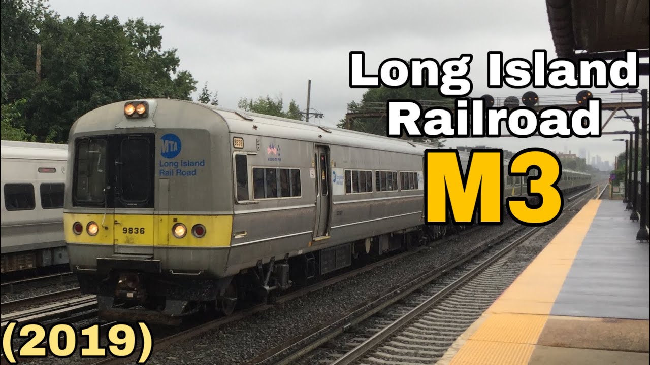 Long Island Railroad: Budd Company M3 railcar action at Forest Hills ...