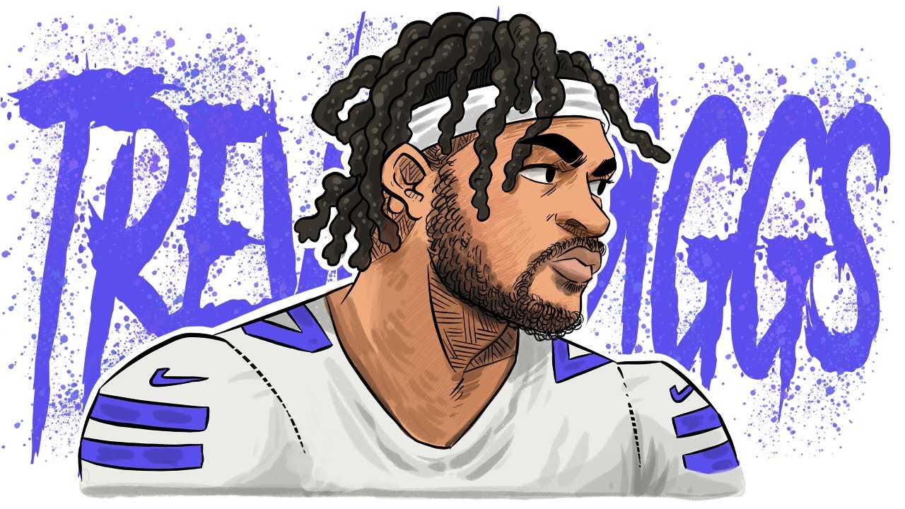 How to Draw Trevon Diggs NFL - YouTube