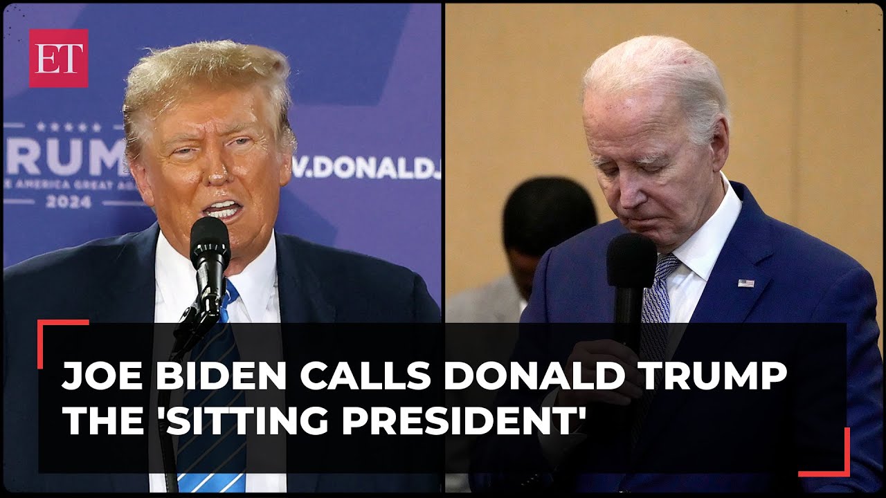 Joe Biden calls Donald Trump the 'sitting President', prompts mockery ...