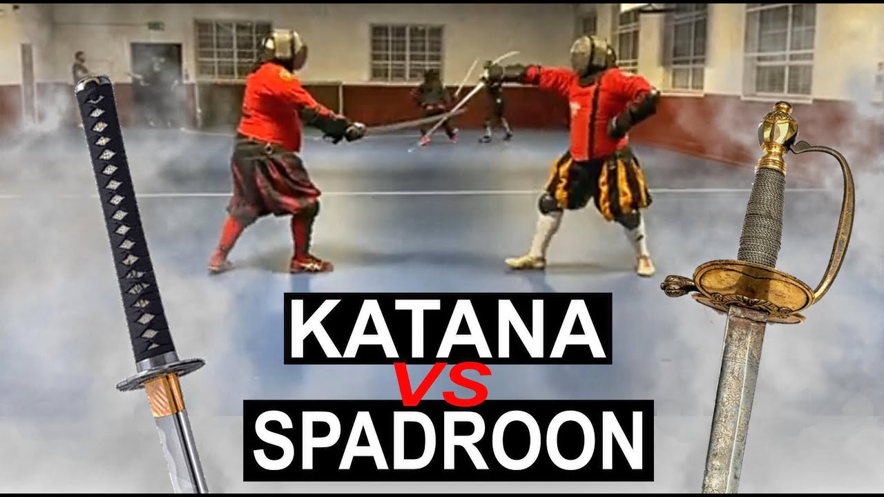 Katana vs Spadroon Fight - Showdown between two infamous swords! - YouTube