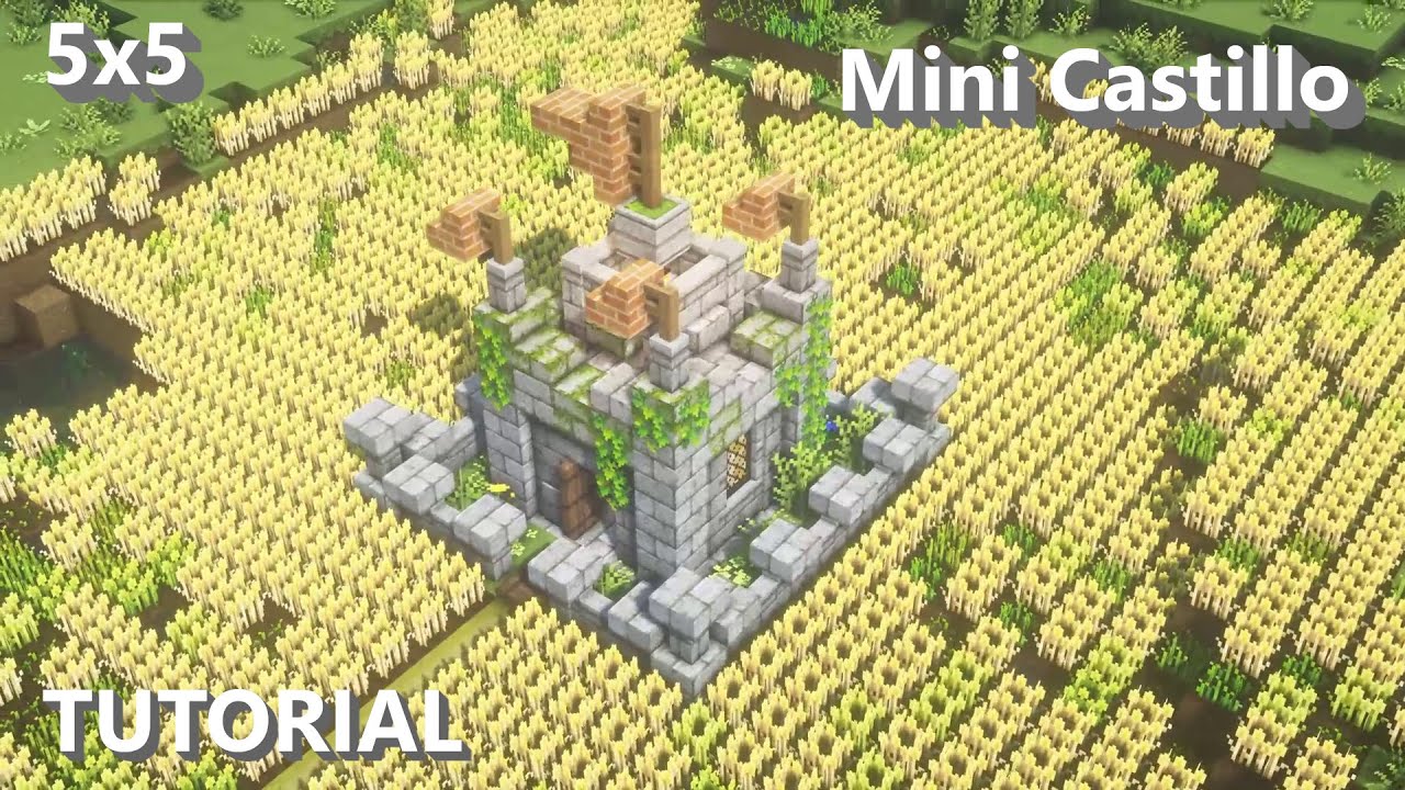 Cómo Hacer Un Mini Castillo En Minecraft Youtube