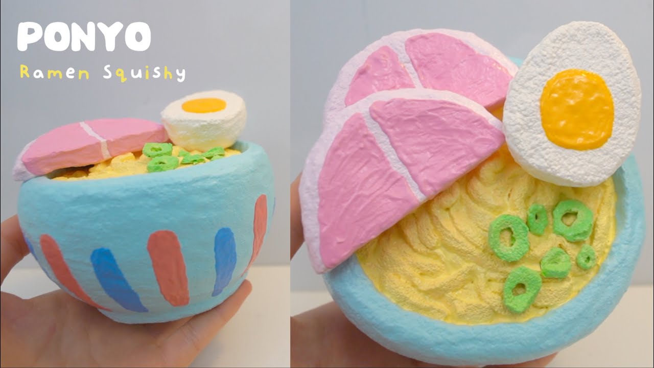DIY Ponyo Ramen Squishy - YouTube