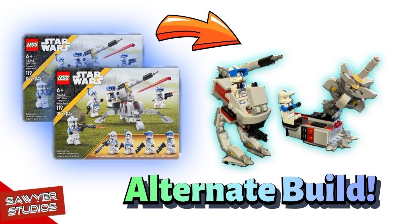 Alt Builds For 501st Battle Pack (75345) R/lego, 40% OFF