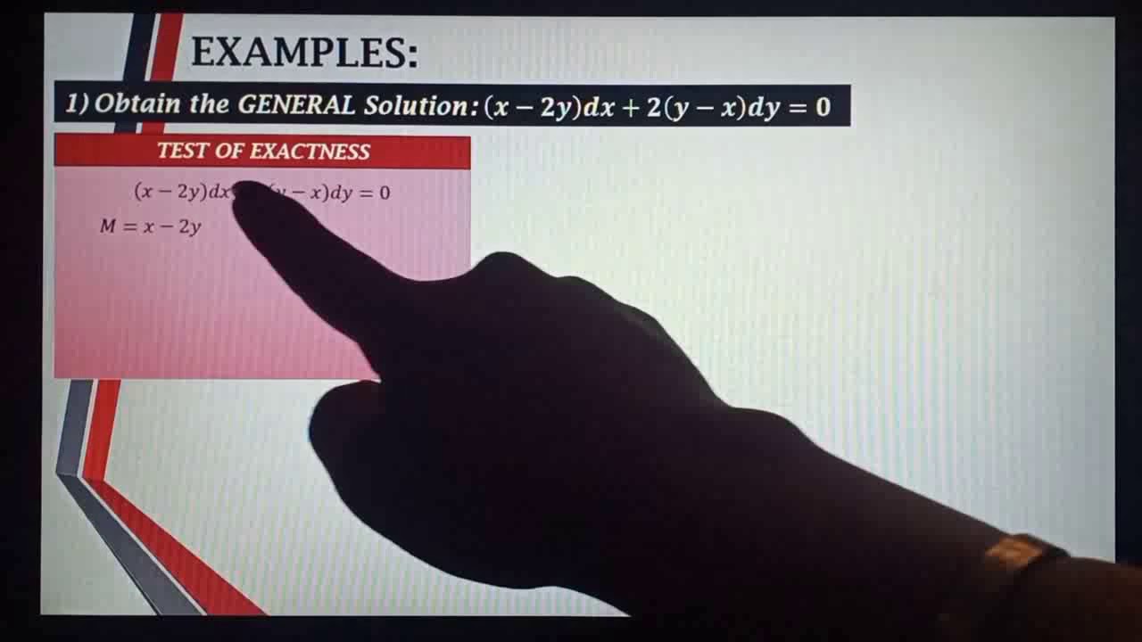 Exact Equations - YouTube